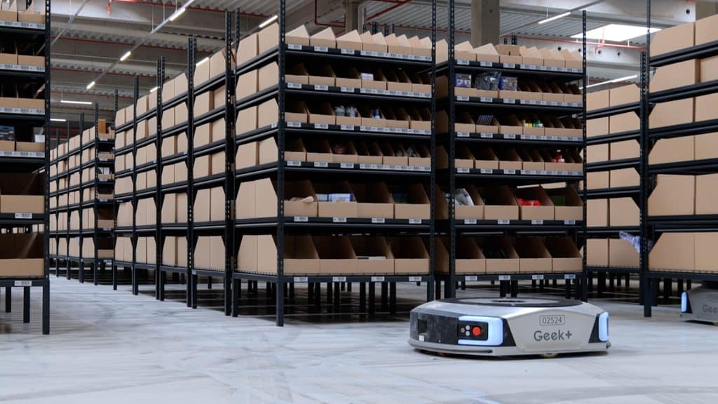 Geek+ robotter effektiviserer moderne lagerdrift - Apport